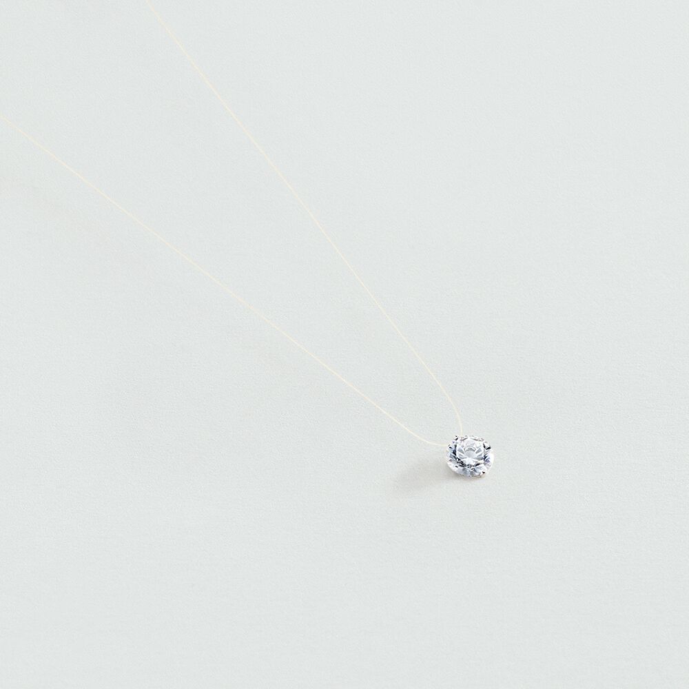 Collier ras du cou FIL MAGIQUE - Cristal / Argenté 02620003-136-TU | Agatha