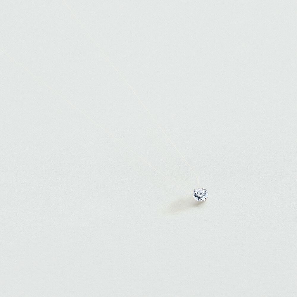 Collier ras du cou FIL MAGIQUE - Cristal / Argenté 02620278-136-TU | Agatha