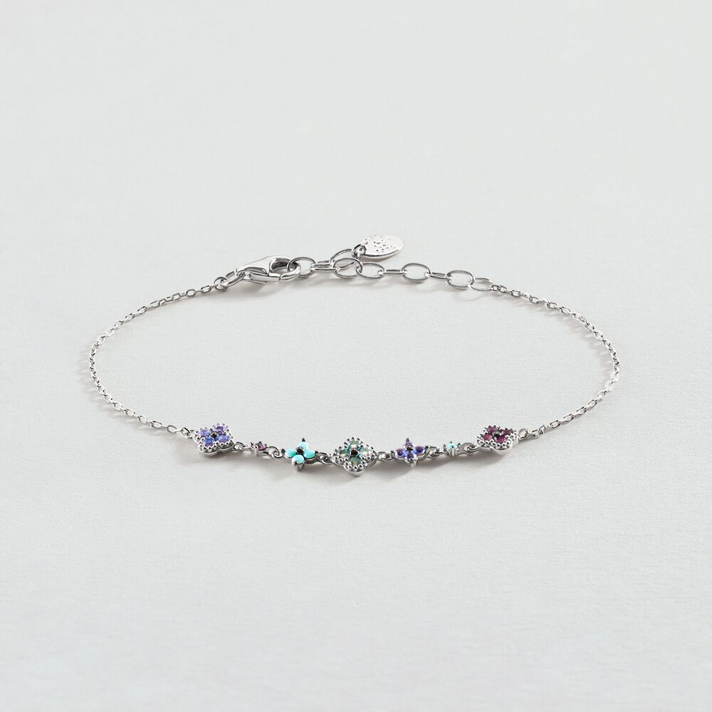 Bracelet souple BELOVED - Multicolore / Argenté 02420776-255-TU | Agatha