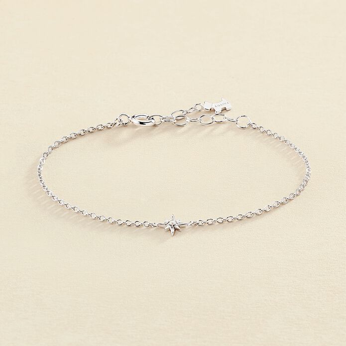 Bracelets Argenté Femme | Agatha