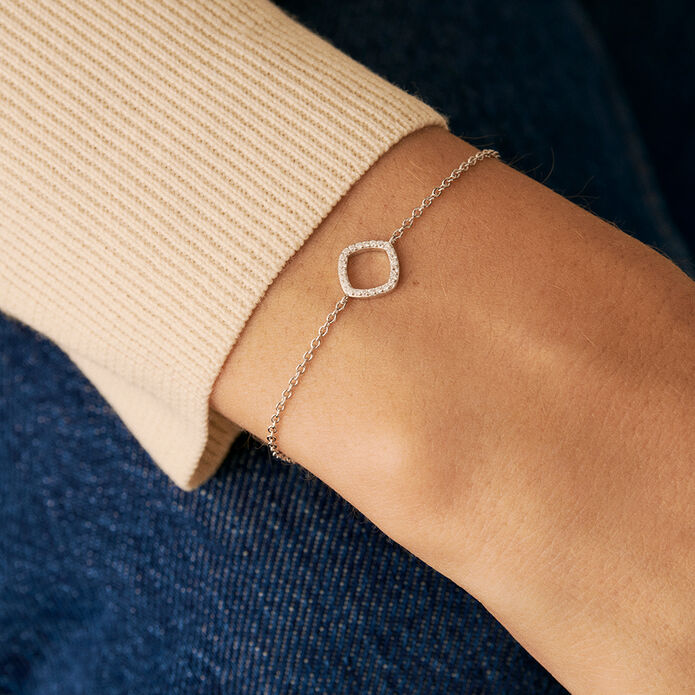 Bracelets Argenté Femme | Agatha